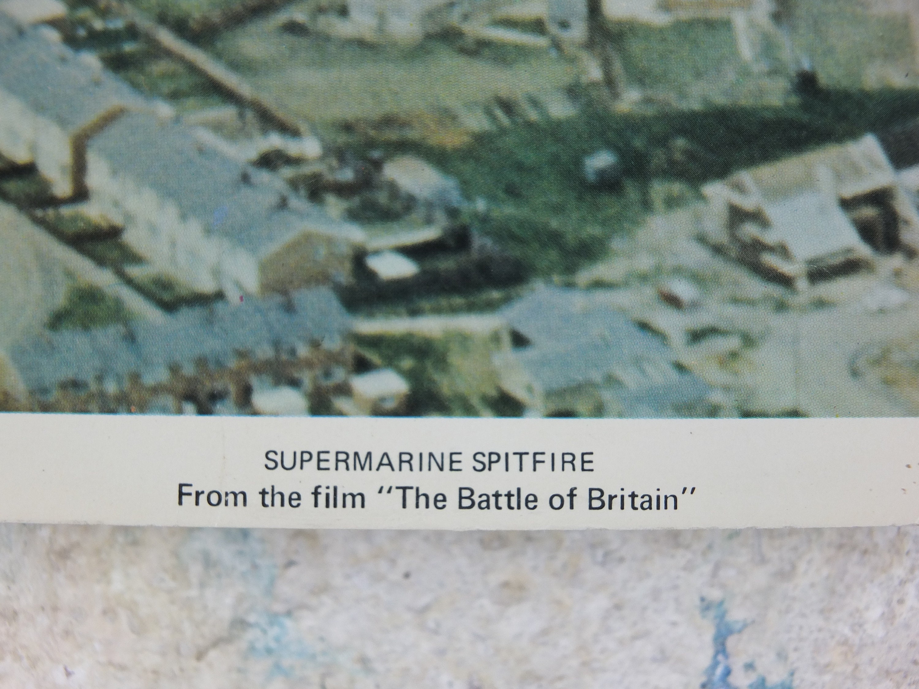 1969 Battle Of Britain Poster Supermarine Spitfire Ww2 Etsy