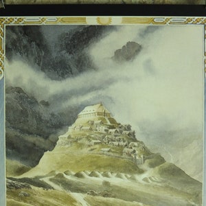 2002 Edoras the Golden Hall Poster, by Alan Lee, Vintage JRR Tolkien ...