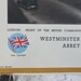 1940s Westminster Abbey Poster, World War 2, WW2, London Heart of the ...