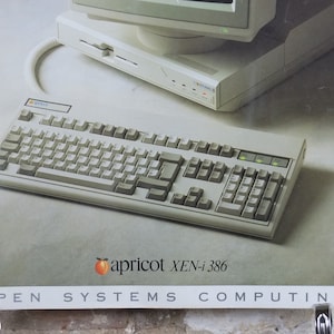 1986 Apricot Xen-i 386 Poster, the First IBM Compatible Computer With 5 ...
