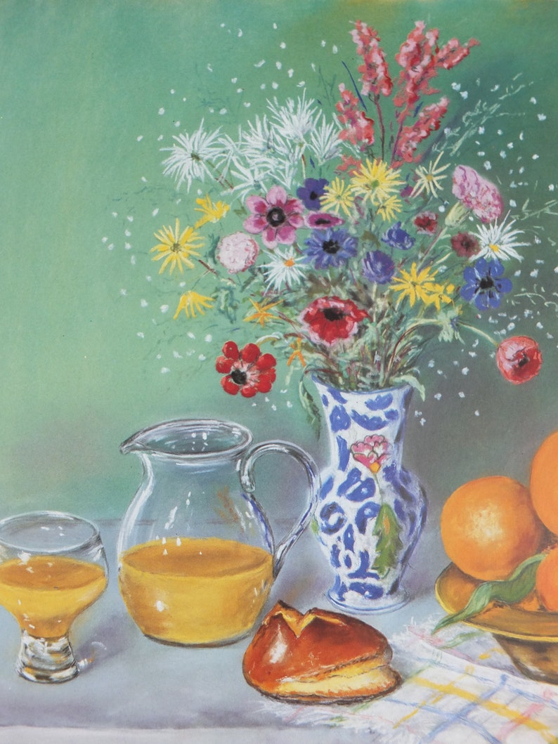 1991 Robert Friard Poster, Still Life With Apples and Oranges, and ...