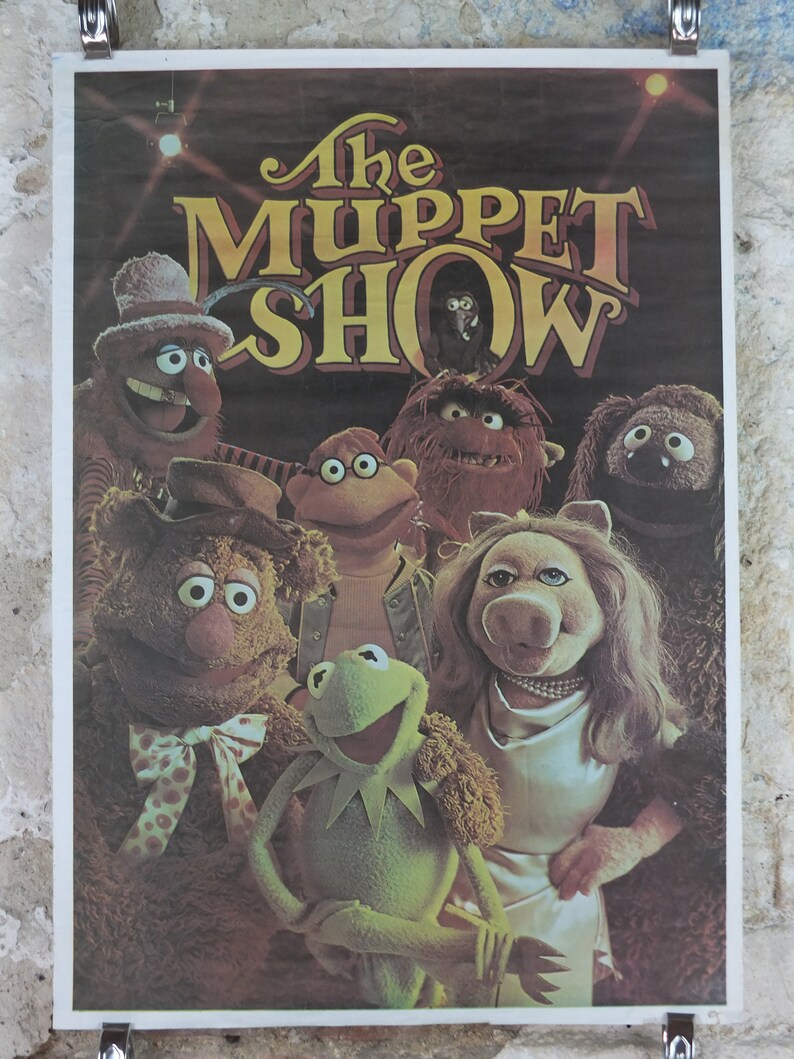 1970s the Muppet Show Poster the Muppets Kermit the Frog - Etsy UK