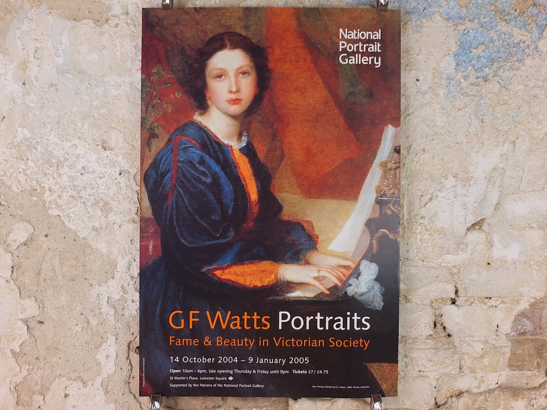 2004 G.F. Watts Poster, Fame and Beauty in Victorian Society, National ...