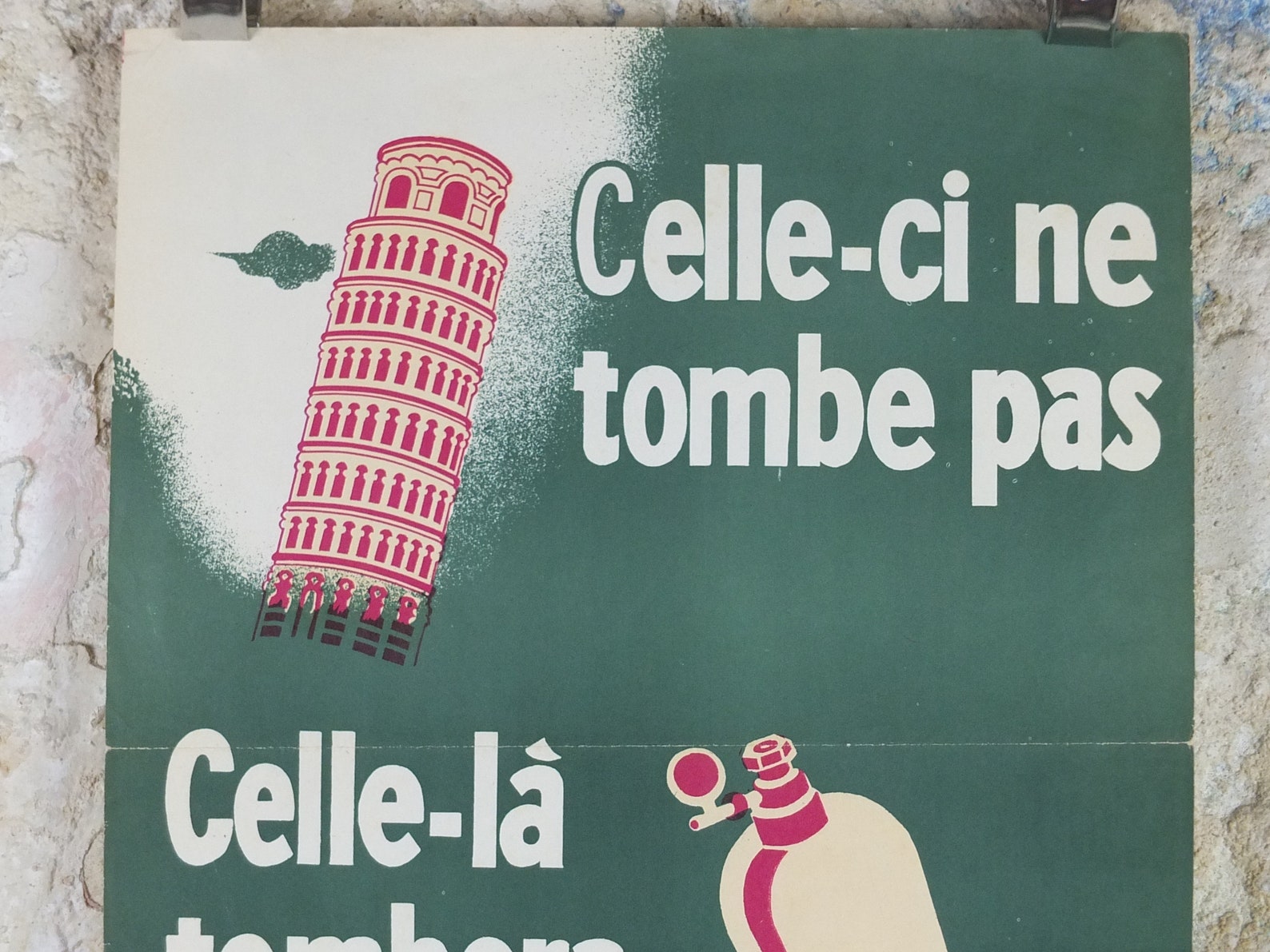 1951 Vintage SNCF French Safety Poster Leaning Tower of Pisa - Etsy UK