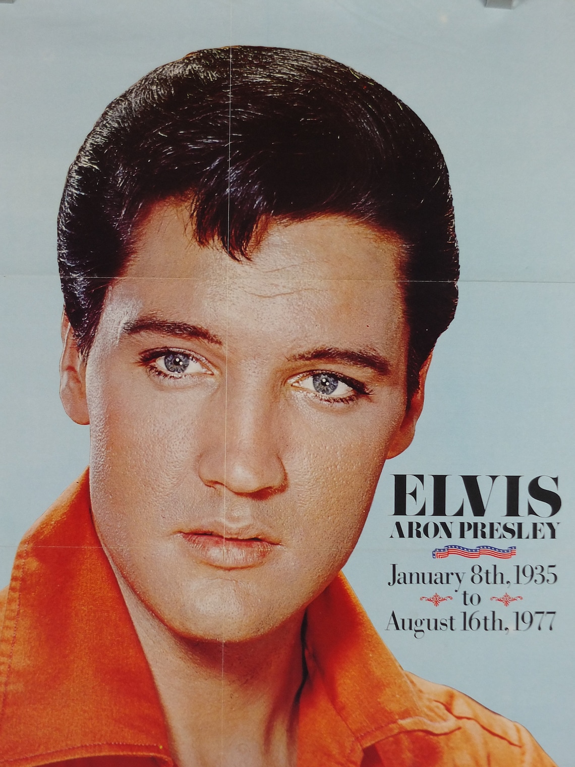 Vintage Elvis Presley Poster The King Elvis the Pelvis | Etsy