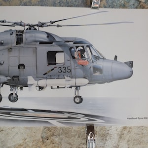 Original Vintage Poster Westland Lynx Has.mk 2/3 by Keith Fretwell ...