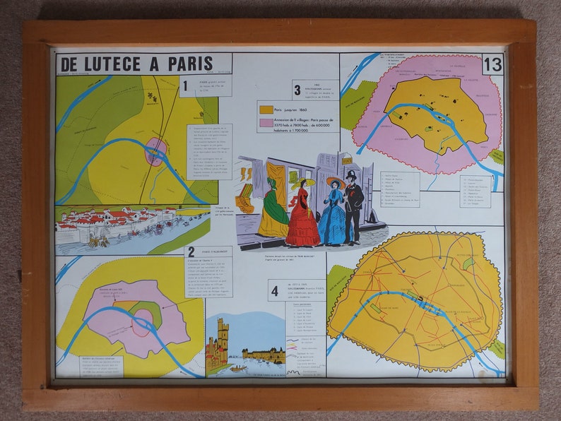 Original Vintage Rossignol French School Poster Gothic Architecture ...