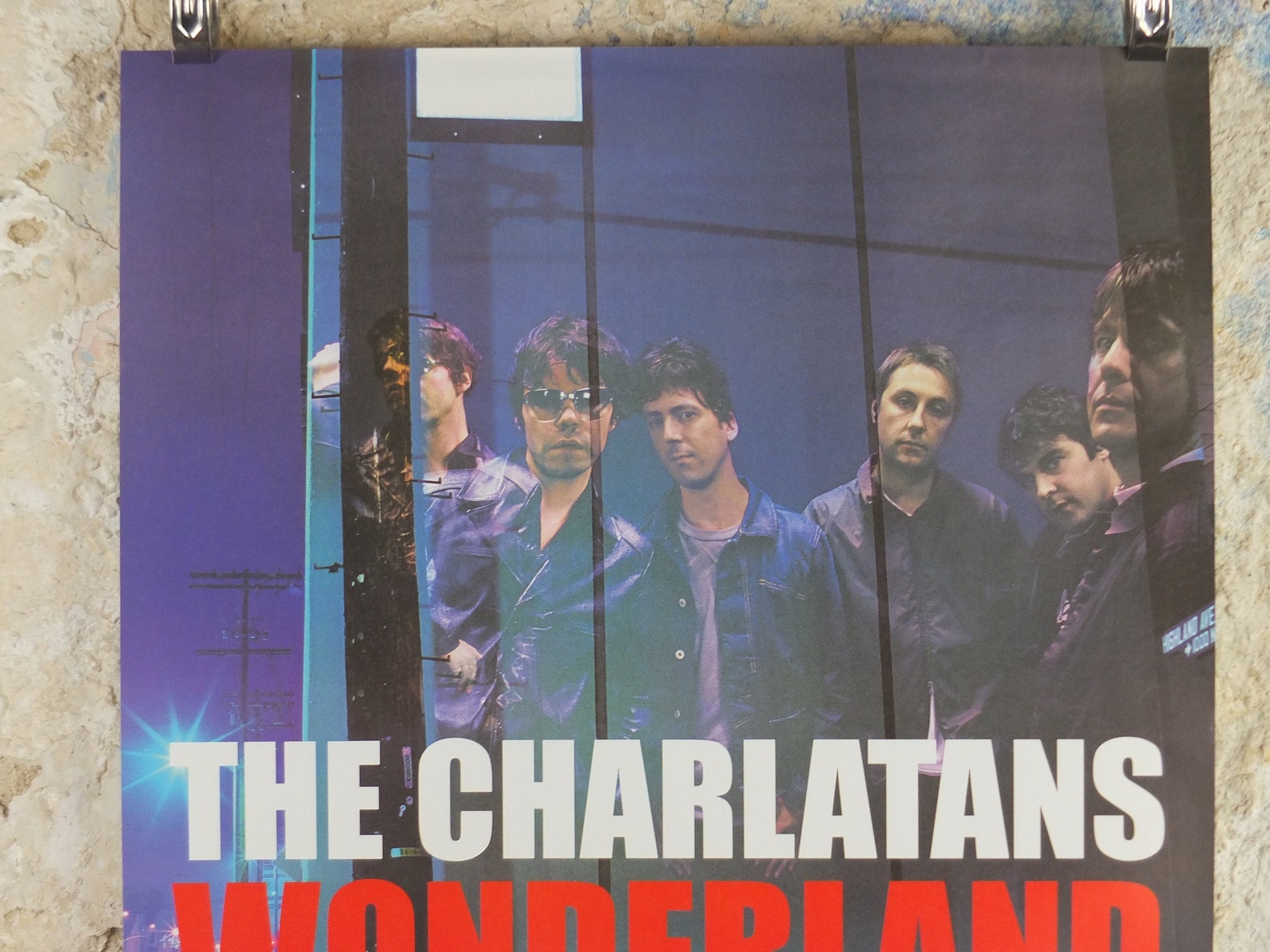 2001 the Charlatans Poster, Wonderland, Tim Burgess, Britpop ...