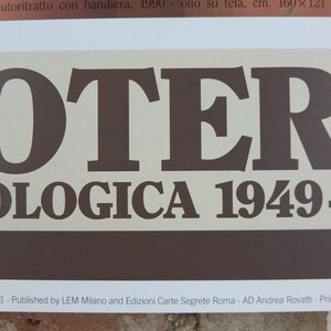 1991 Fernando Botero Poster, Self Portrait With Flag, Autoritratto Con ...