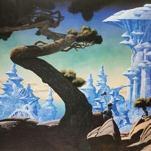 1987 Freya's Castle Poster, by Roger Dean, Yes, Pomegranate ...