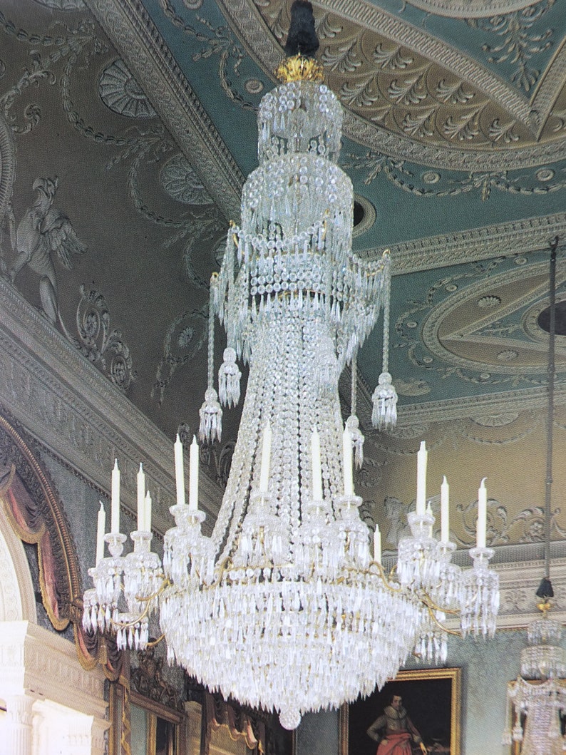 1970s Original National Trust Poster, the Saloon, Saltram House, Devon ...