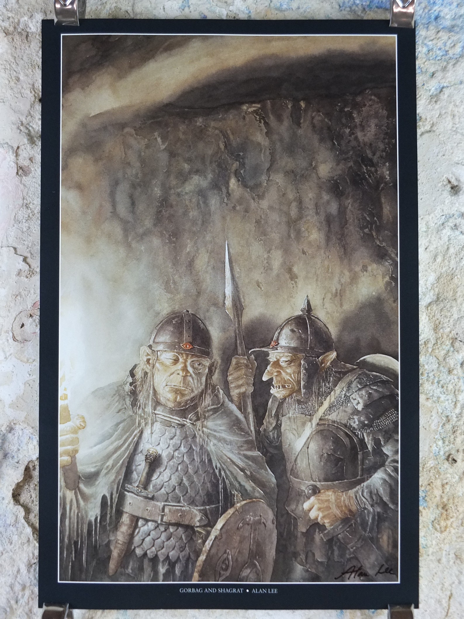 Signed Tolkien Goblins and Orcs Poster Signed by Alan Lee - Etsy UK