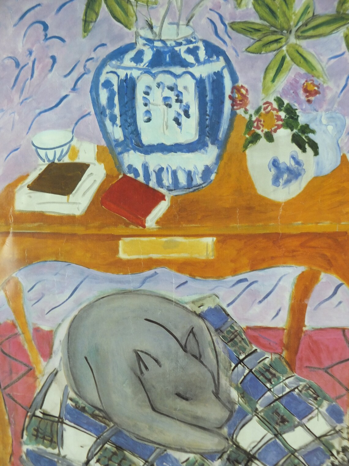 1991 Henri Matisse Poster Interior With Dog 1934 Fauvism - Etsy