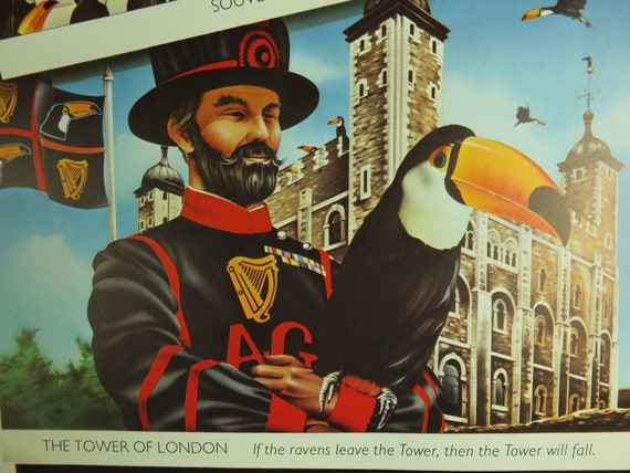 Original Vintage Guinness Stout Advertising Poster