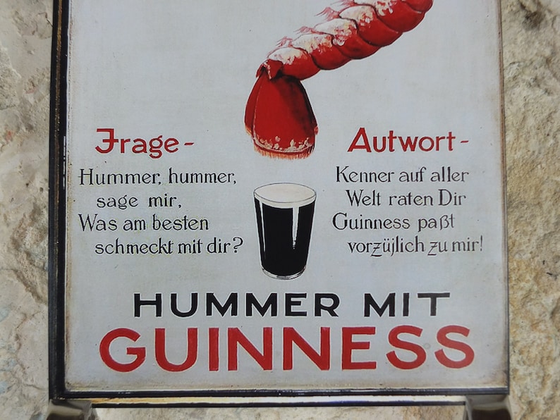 The Lost Guinness Gilroy Posters Photo, by John Gilroy, Lobster With ...