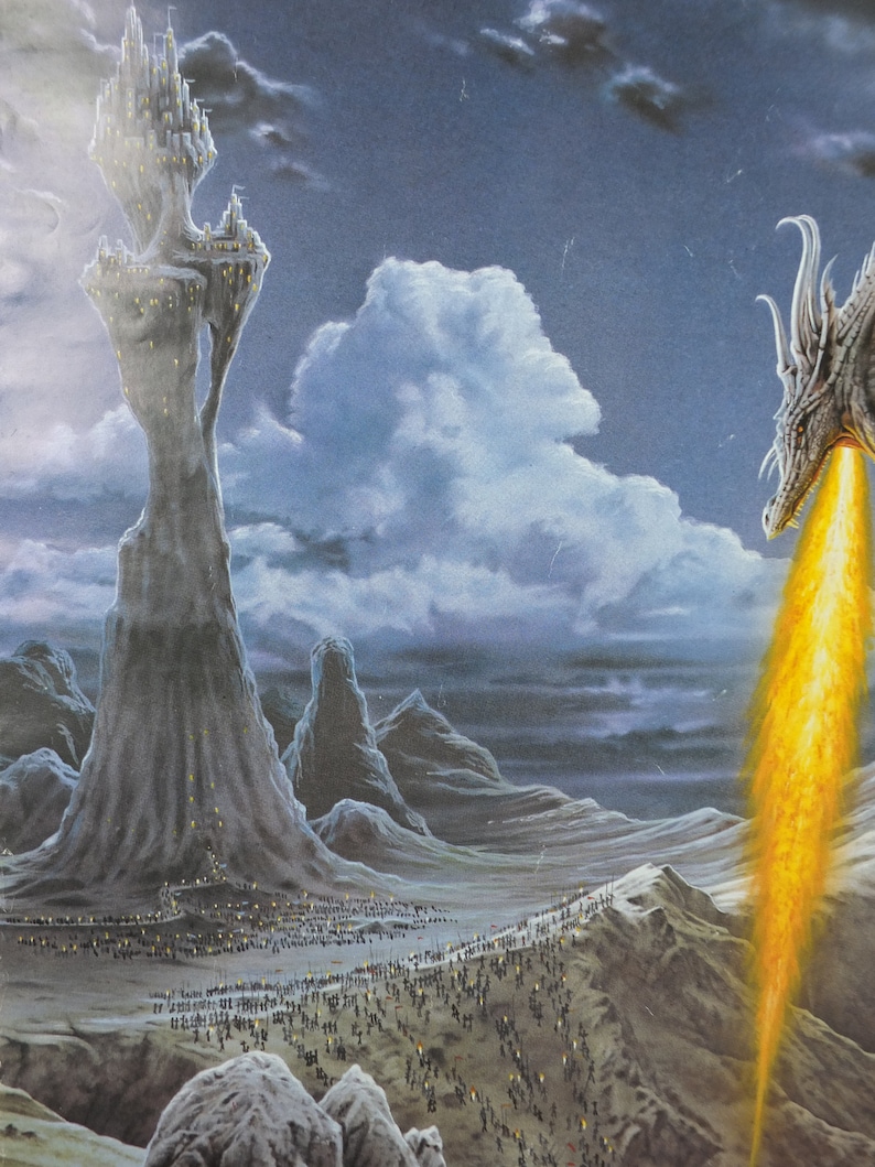 1992 Dragon Spit Poster by Robin Koni From Scandecor 1824 - Etsy