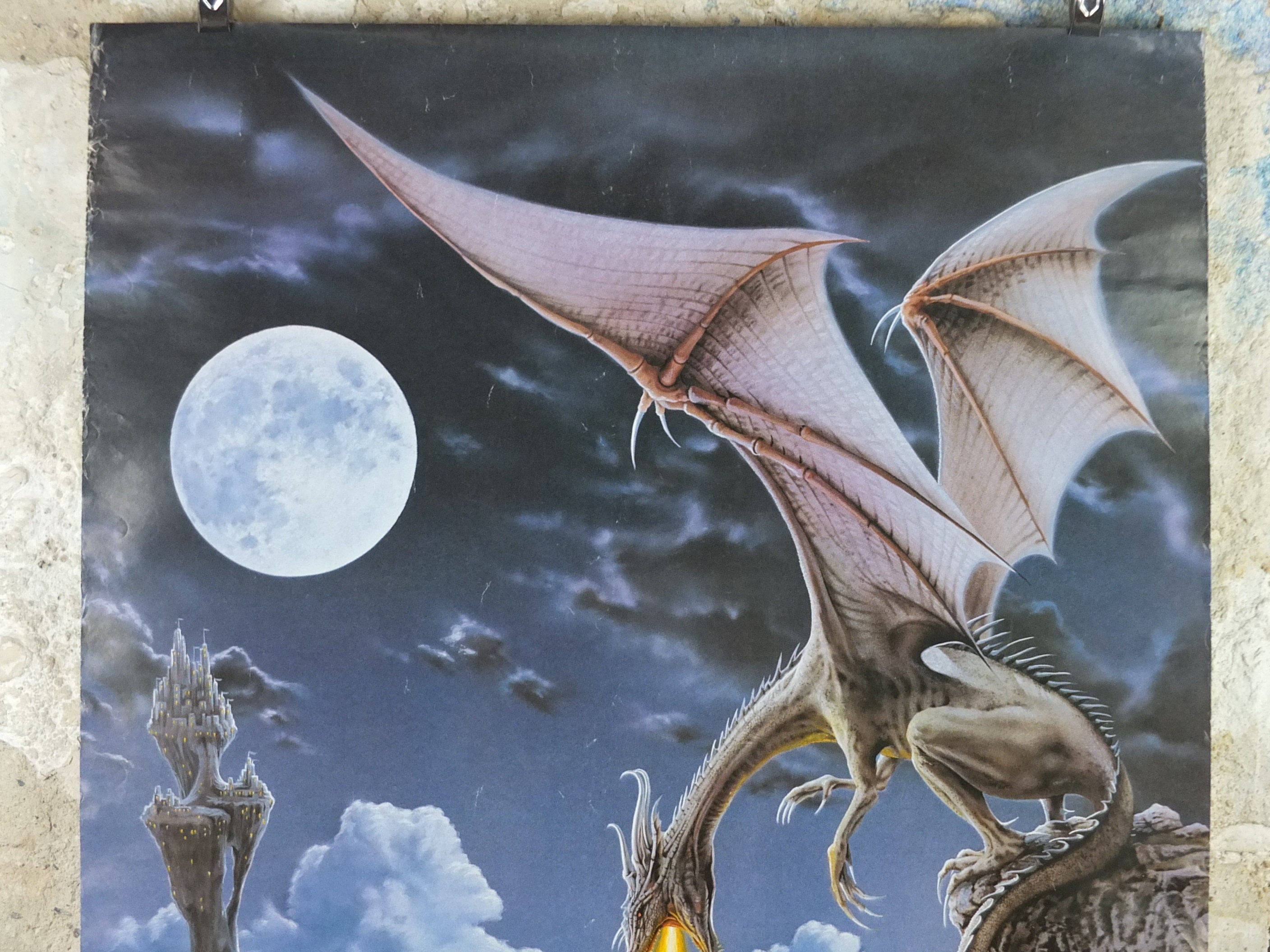 1992 Dragon Spit Poster by Robin Koni From Scandecor 1824 - Etsy