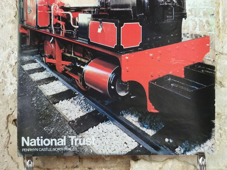 1970s Original National Trust Poster Red Steam Train Penrhyn - Etsy