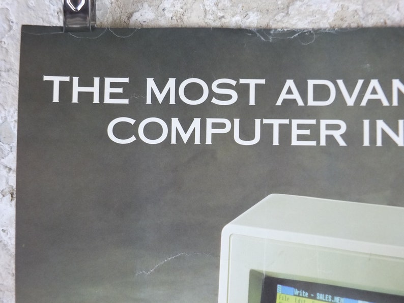 1986 Apricot Xen-i 386 Poster the First IBM Compatible - Etsy