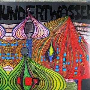 1992 Friedensreich Hundertwasser Poster, Creative Architecture in ...