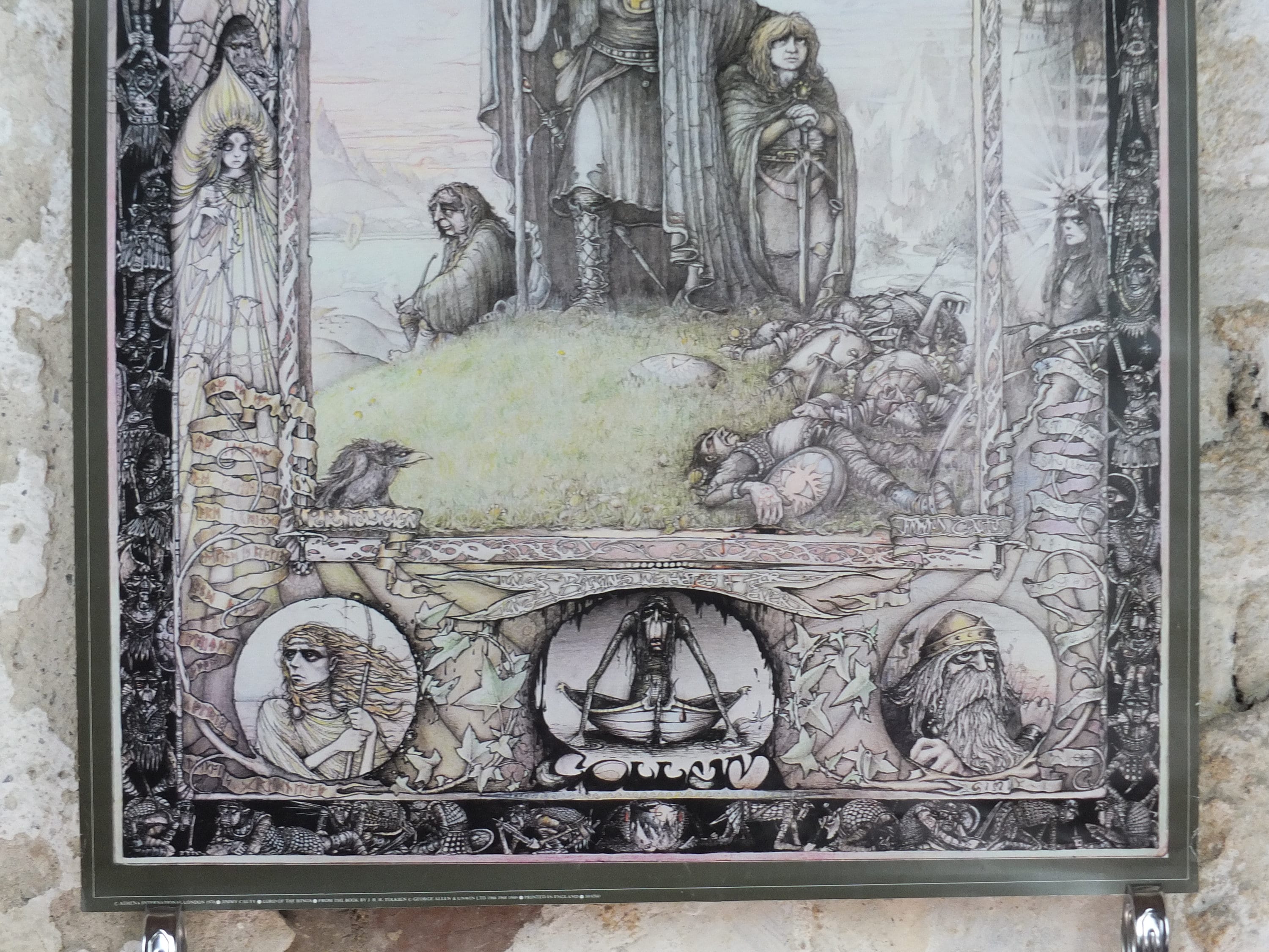 1976 Vintage Lord of the Rings Tolkien Poster sold by Dolly Particular ...