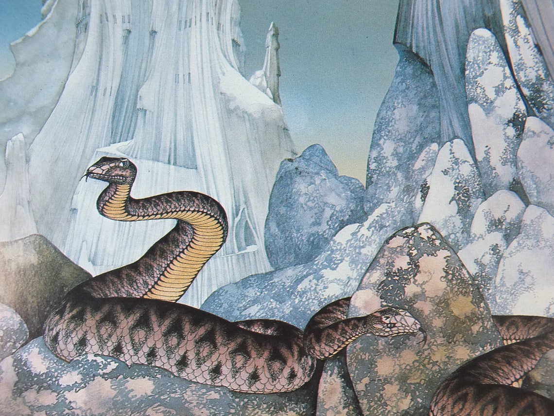 1974 Relayer Poster, by Roger Dean, From Paper Tiger and Dragon's World ...