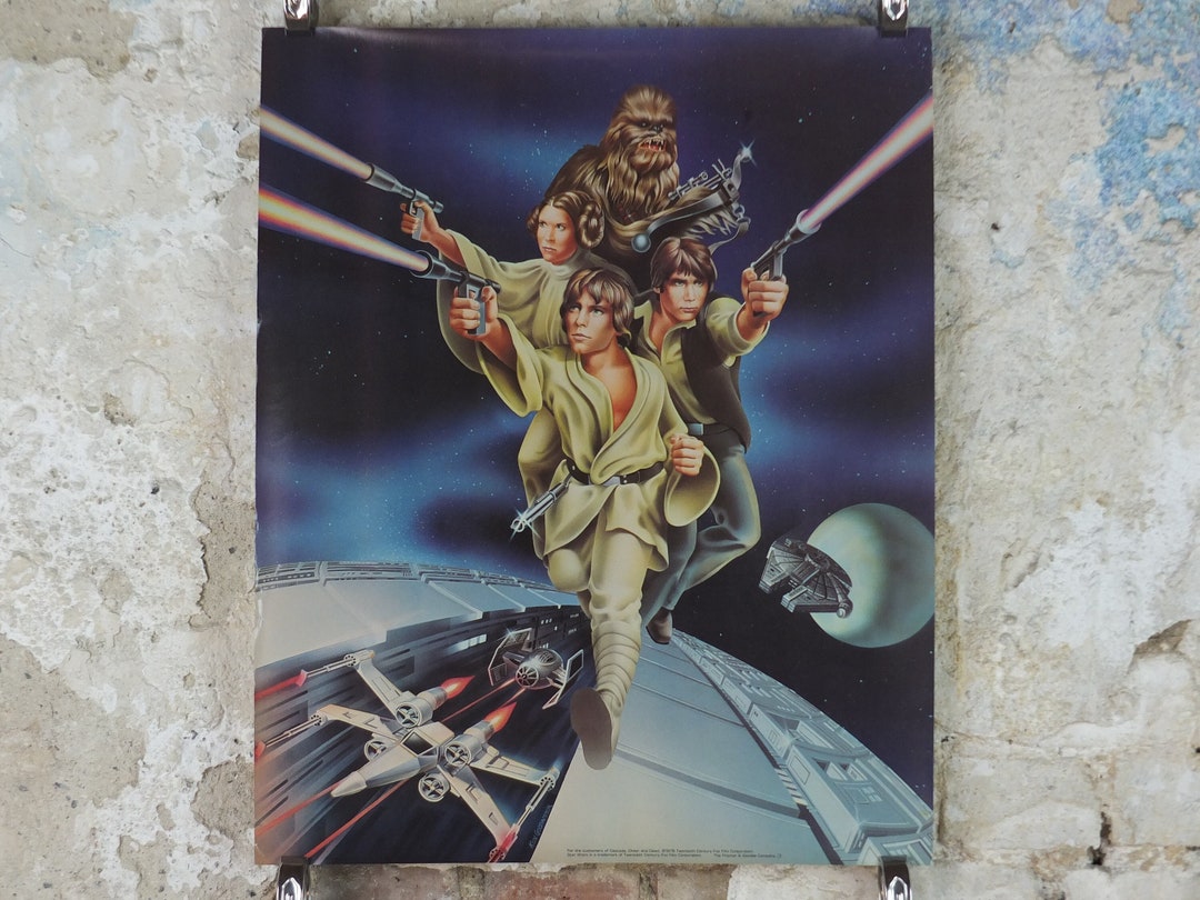 1978 Star Wars Poster, Proctor & Gamble, Luke Skywalker, Han Solo ...
