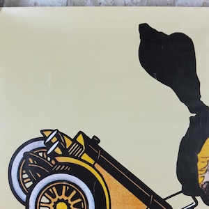 Mercedes Benz Poster, Mein Benz 1914, Art Deco or Art Nouveau, German ...