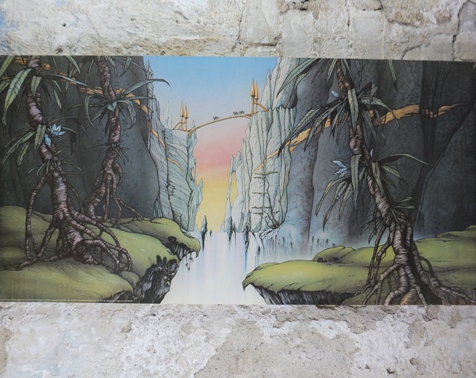 1976 in Search of Forever Poster, GA31 Epic Adventure Quest Art by ...