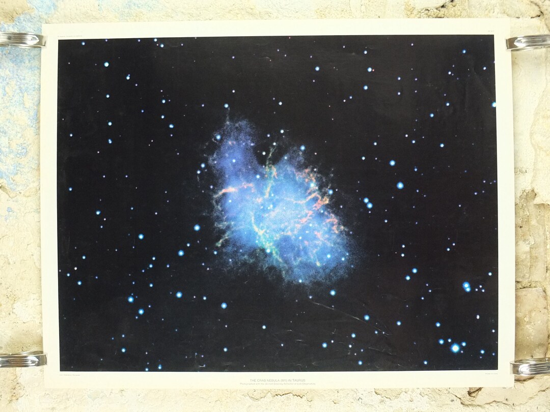 1960s the Crab Nebula in Taurus Poster, M1, Regents, University of ...