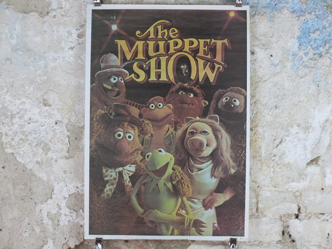 1970s the Muppet Show Poster, the Muppets, Kermit the Frog, Miss Piggy ...
