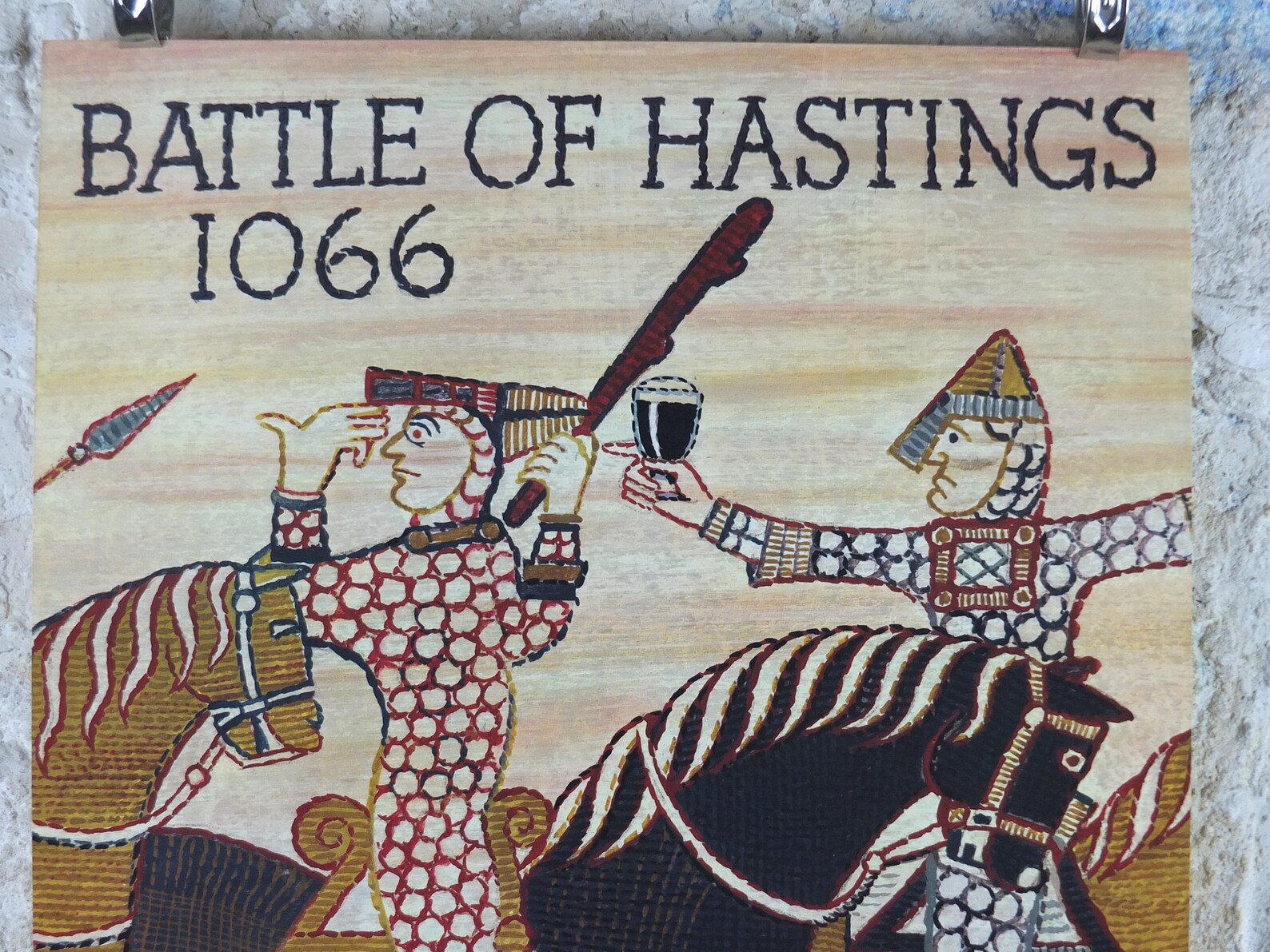 1066 Guinness Poster, 1966 Original, Bayeux Tapestry Theme, Norman ...