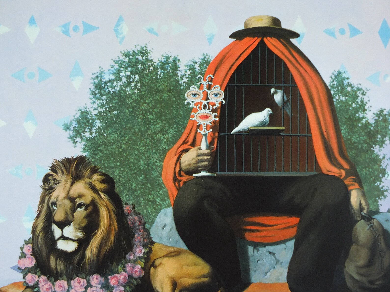 1988 Rene Magritte Poster Le Domaine Enchante the Healer - Etsy UK