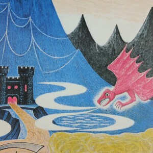 1981 Lord of the Rings Poster, J.R.R. Tolkien by Eric Fraser, BBC Radio ...