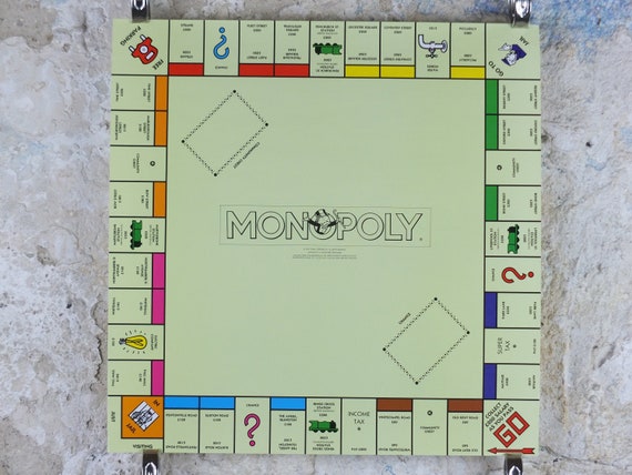 1993 Monopoly Poster Monopoly Board Board Games United - Etsy