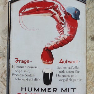 The Lost Guinness Gilroy Posters Photo, by John Gilroy, Lobster With ...