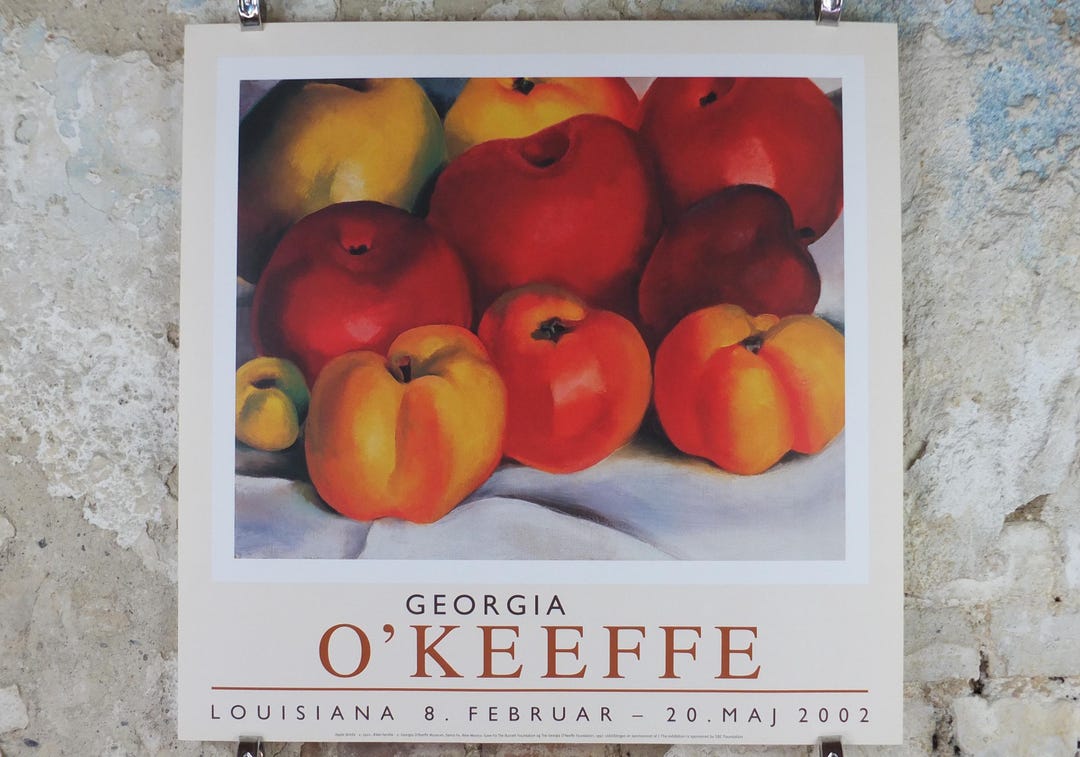 2002 Georgia O'keeffe Poster, Apple Family 1920, American Modernism ...