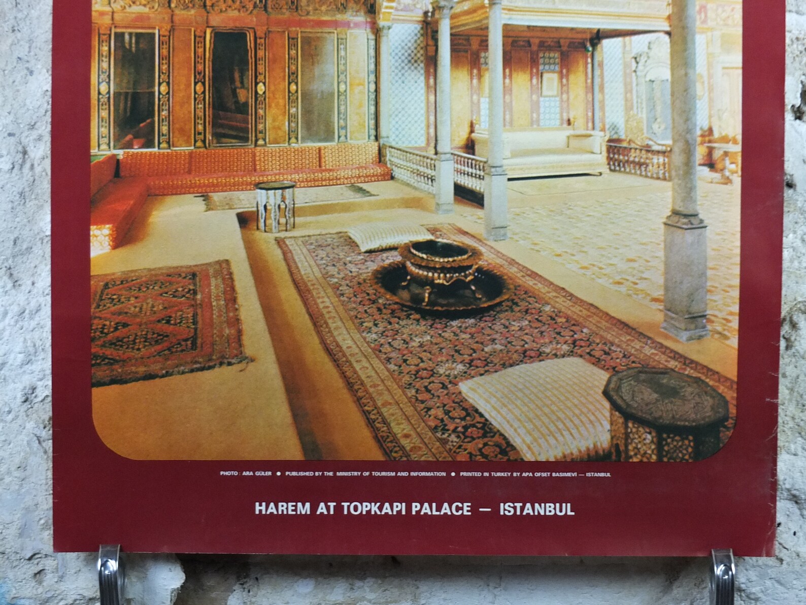 1960s Istanbul Turkey Travel Poster Harem at Topkapi Palace - Etsy UK