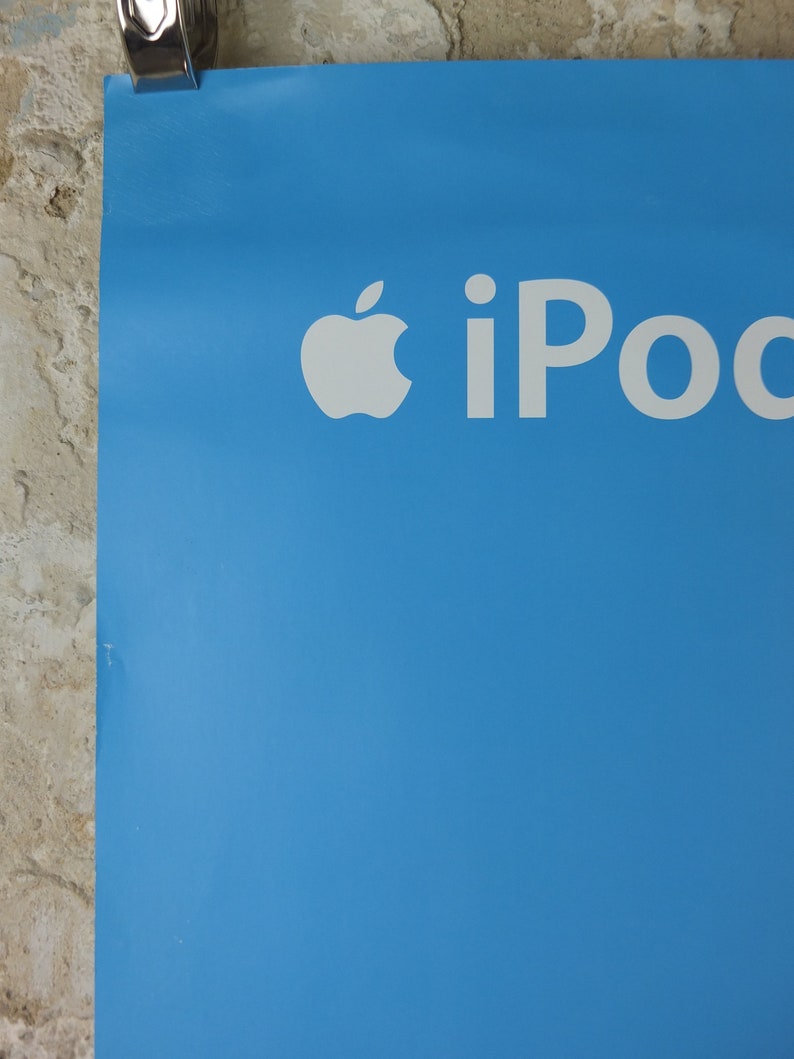 2004 Apple Ipod Poster, Original Dancing Man in Hat by Susan Alinsangan ...
