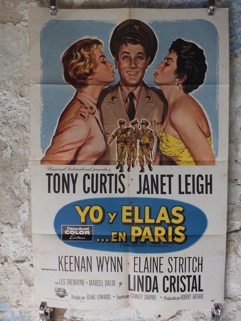 Original Vintage Movie Poster the Perfect Furlong Spanish Tony - Etsy