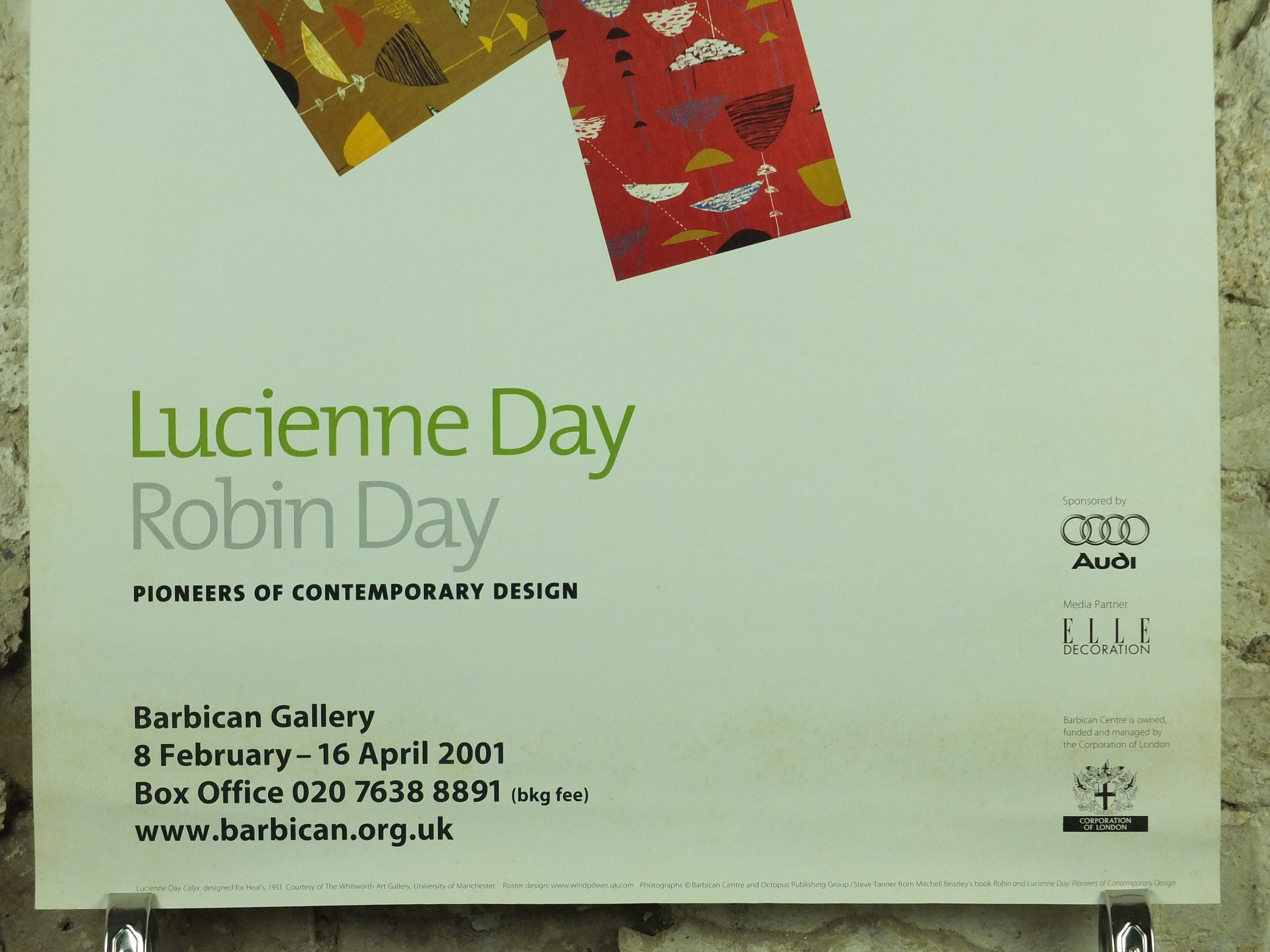 Vintage Lucienne and Robin Day Poster Barbican Centre - Etsy