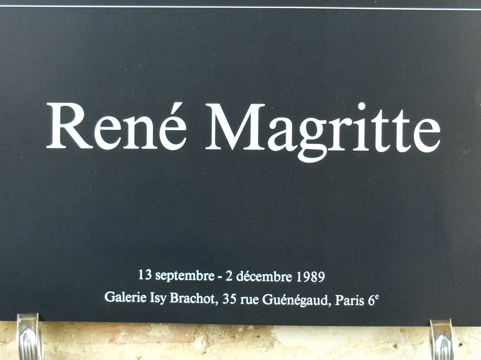 1989 Rene Magritte Poster This is Not a Pipe the Treachery - Etsy UK