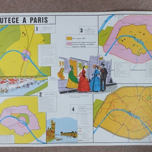 Original Vintage Rossignol French School Poster Gothic Architecture ...