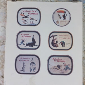 1990s Guinness Toucan Concept Poster, by John Gilroy, Gilroy Tin Trays ...