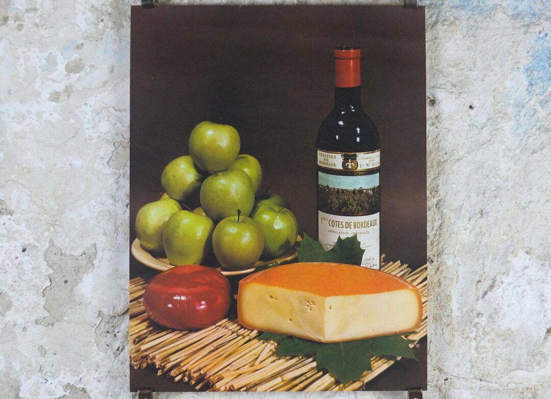 1960s Cheeses of France Poster, Baby Gouda, "fromages De France ...