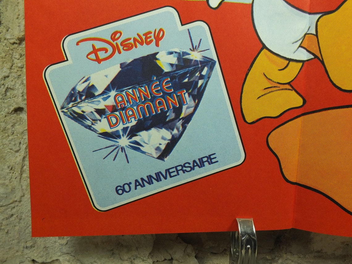French Donald Duck Large Poster the Fabulous History of - Etsy