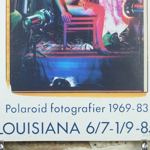 1985 Lucas Samaras Poster, Male Nude, Polaroid Fotografier 1969-83 ...
