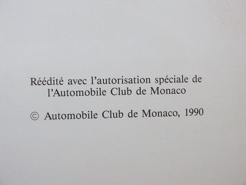 1977 Monaco Grand Prix Poster, by Roland Hugon, 1990 Re-edition From ...