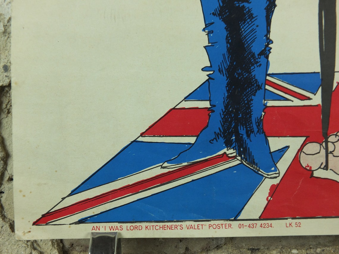 1967 Carnaby Street Poster I Was Lord Kitchener's Valet - Etsy