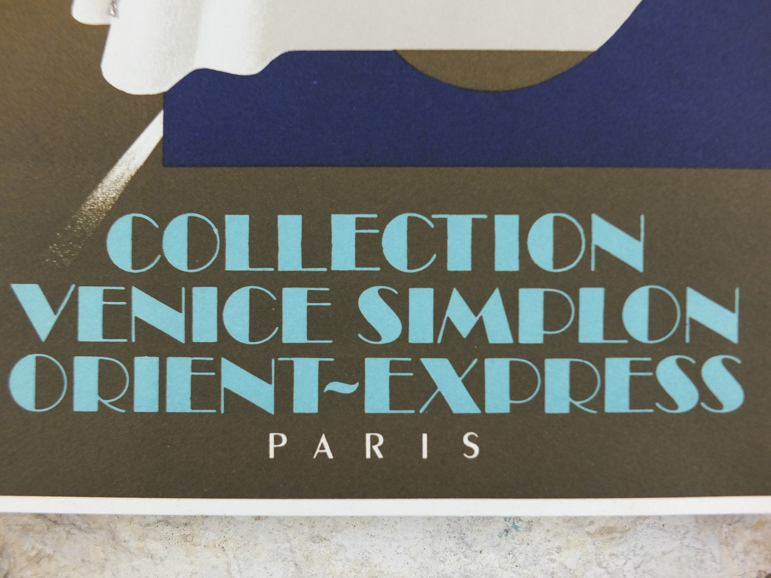 Original Venice Simplon Orient Express Poster Paris - Etsy UK